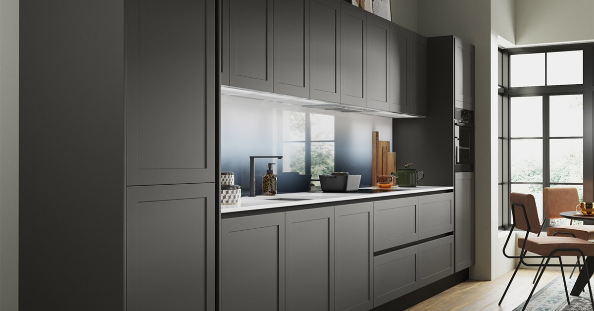 Linear, Handleless Kitchens from Symphony - LBS Kitchens & Bathrooms